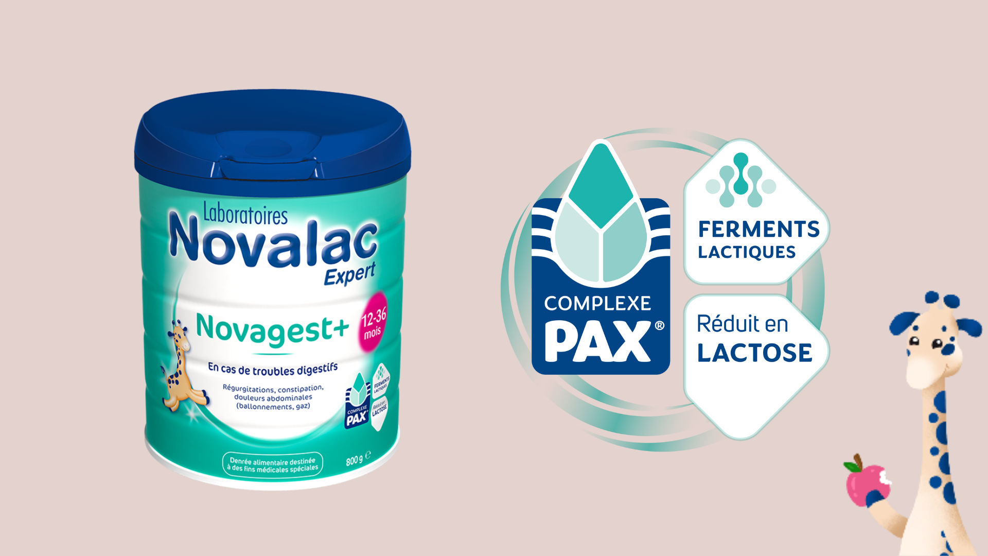 Découvrez notre innovation Novalac Novagest+ 12-36 mois